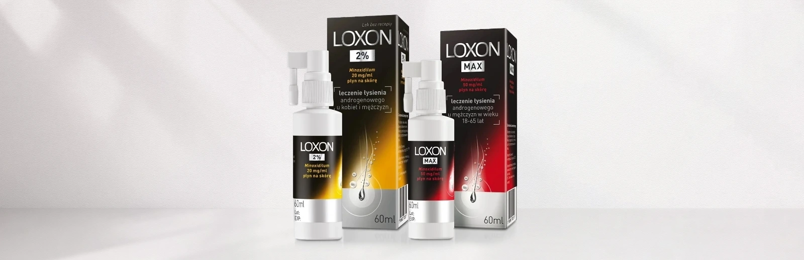 Minoksydyl 2% czy 5%? Który lek na łysienie androgenowe? | Loxon